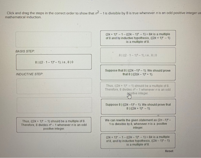 Solved Click and drag the steps in the correct order to show | Chegg.com