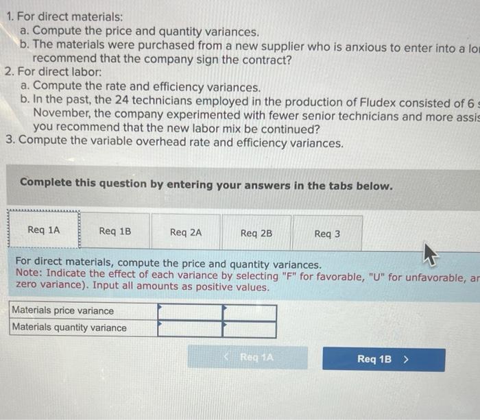 Solved Problem 10-14 (Algo) Basic Variance Analysis [LO10-1, | Chegg.com