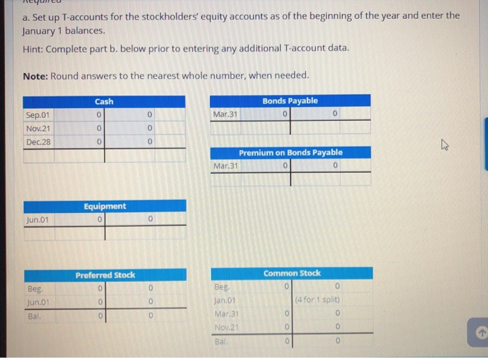Solved Stockholders' Equity Transactions, Journal Entries, | Chegg.com