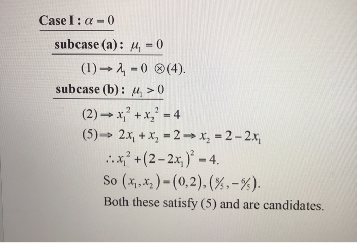 Use the Fritz John Conditon to solve the supplemental | Chegg.com
