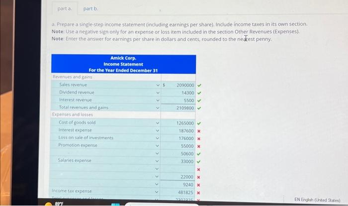 Solved Preparing a Single-step and a Multiple-step Income | Chegg.com