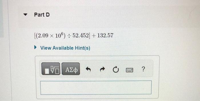 Solved (86.9−24.741)÷0.0057 View Available | Chegg.com