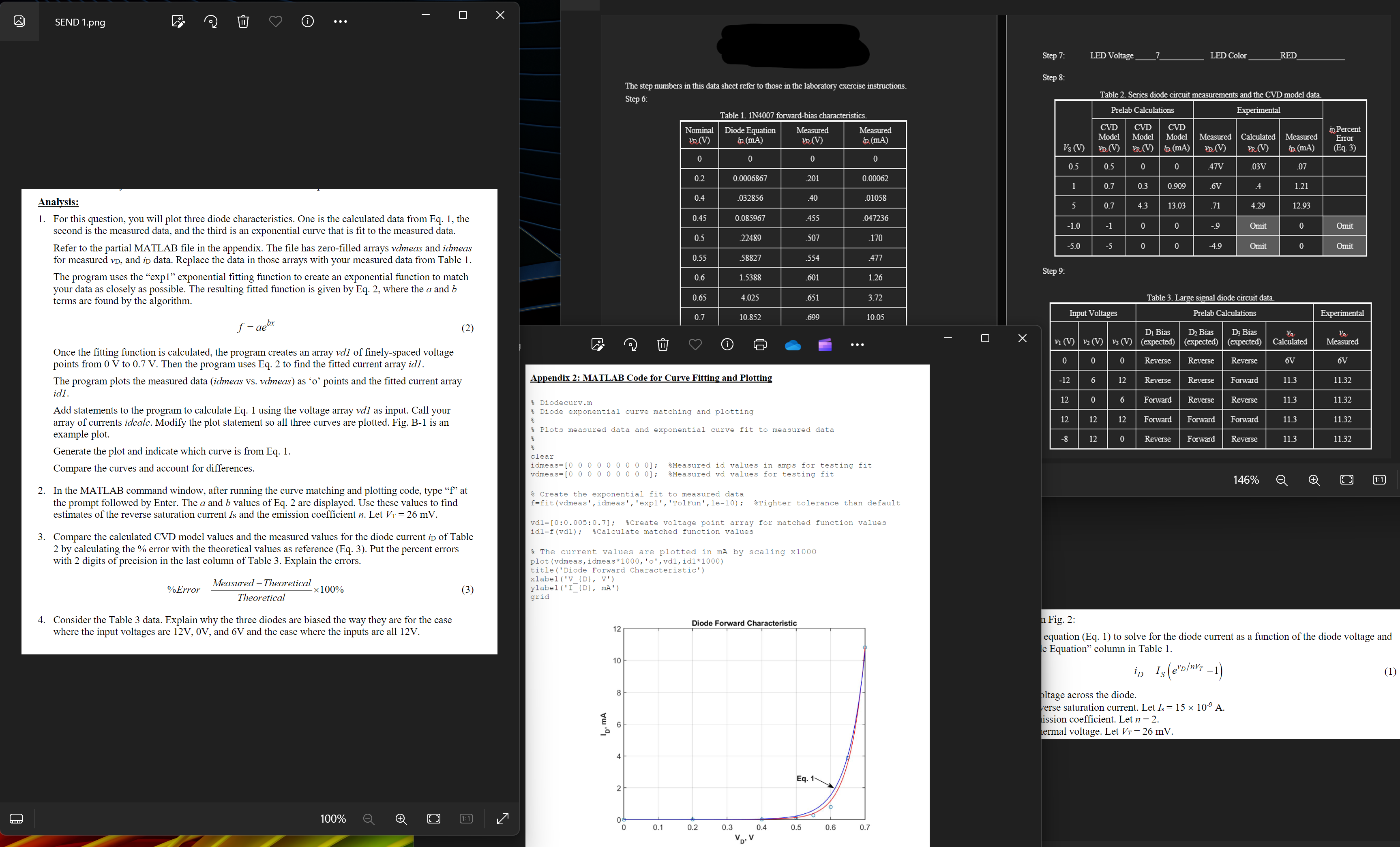Solved NEED ANALYSIS PART 1,2,4 ﻿PLEAAAAASE INCLUDE MATLAB | Chegg.com