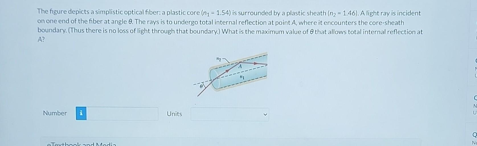 Solved In the figure, two light rays pass from air through | Chegg.com