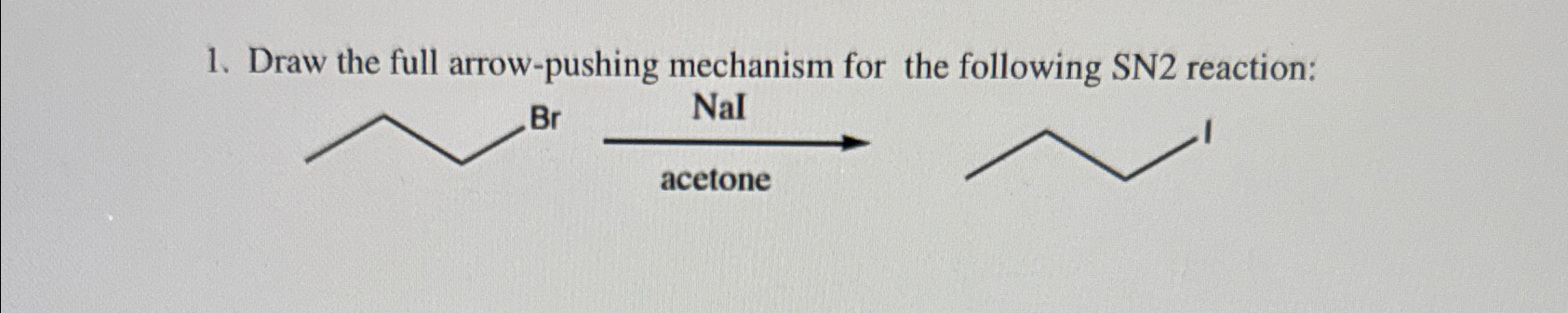 Solved Draw the full arrow-pushing mechanism for the | Chegg.com