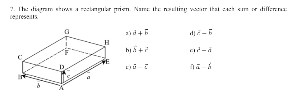 Solved The diagram shows a rectangular prism. Name the | Chegg.com