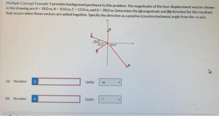 Solved Multiple Concept Example 9 provides background | Chegg.com