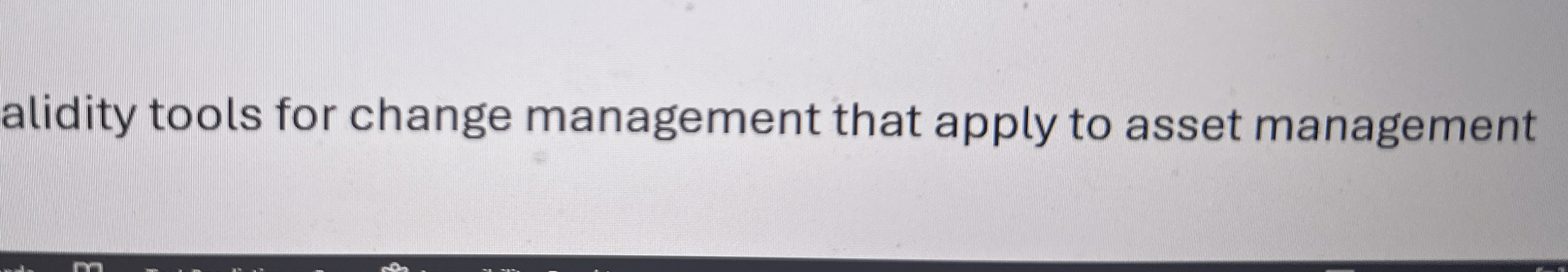 Solved Validity tools for change management that apply to | Chegg.com