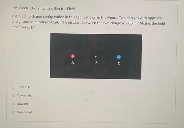 Solved Lab: Electric Potential and Electric Field The | Chegg.com