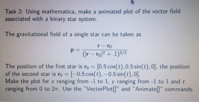 Solved Task 1: Determine if they are vector/scalar fields | Chegg.com