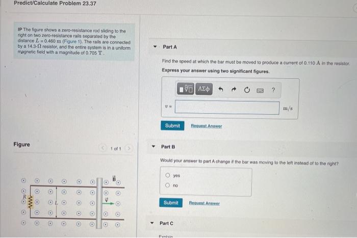 Solved Predict/Calculate Problem 23.37 IP The figure shows a | Chegg.com