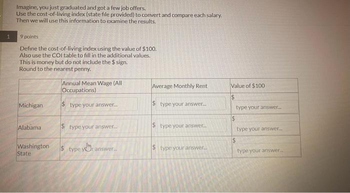 Solved \begin{tabular}{|c|c|c|c|} \hline State & | Chegg.com