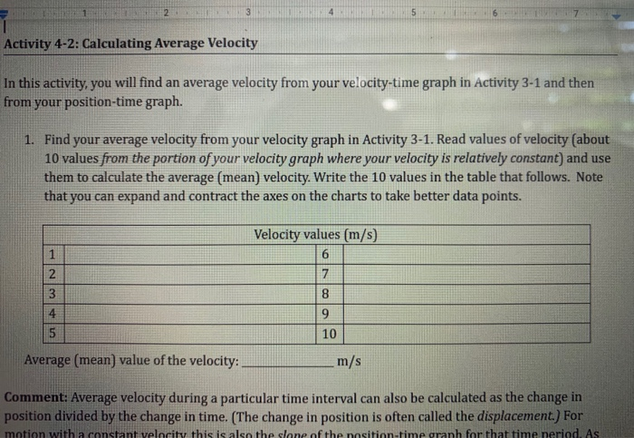 Solved 4-1: Predicting Velocity Graphs From Position Graphs | Chegg.com
