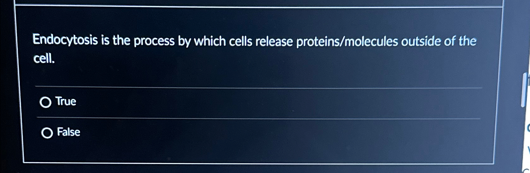 Solved Endocytosis is the process by which cells release | Chegg.com