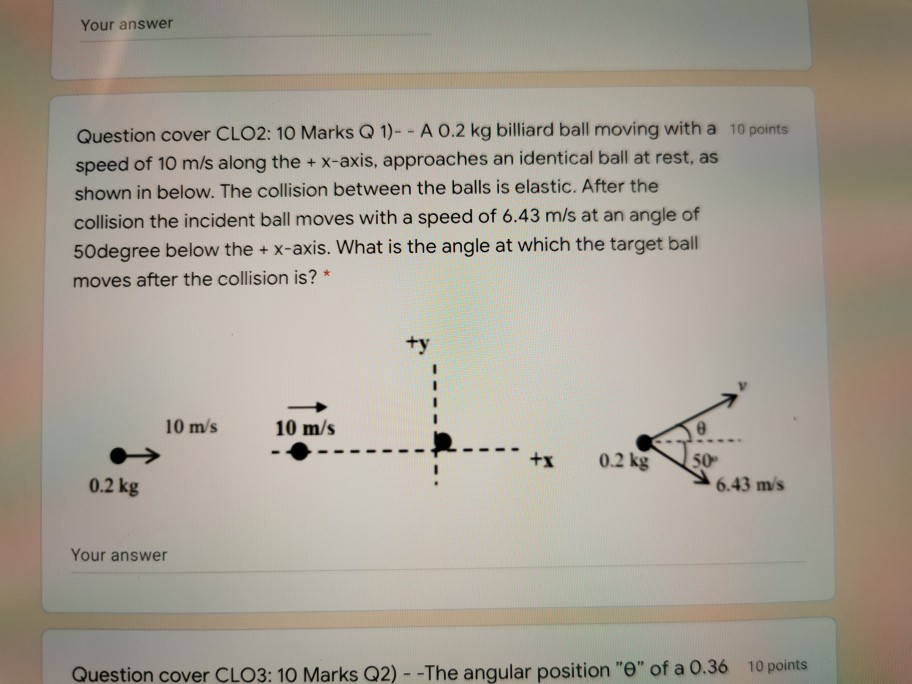 Solved Your answer Question cover CLO2: 10 Marks Q 1)-- A | Chegg.com