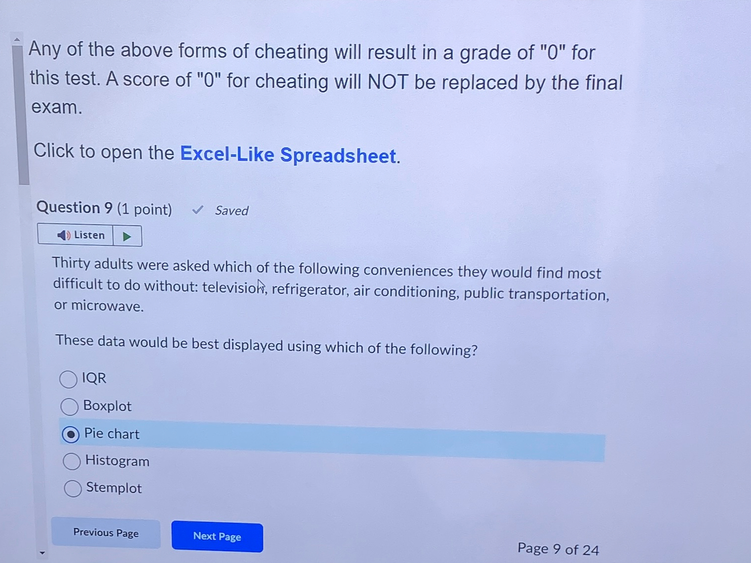 Solved Any of the above forms of cheating will result in a | Chegg.com