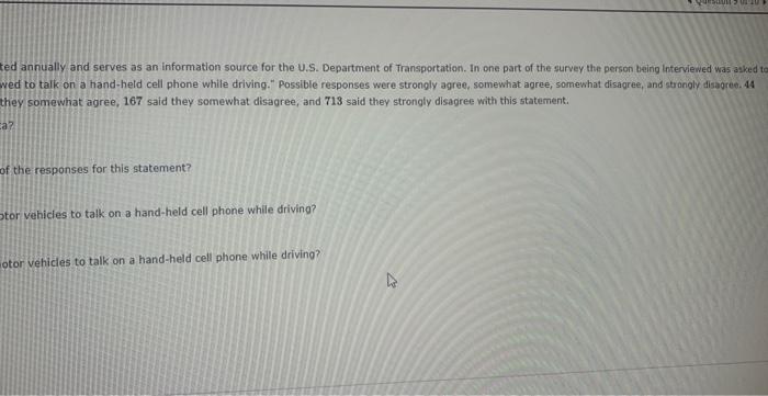 Solved The Bureau of Transportation Statistics Omnibus | Chegg.com