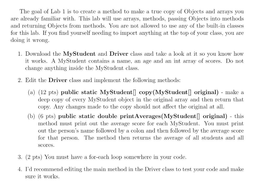 Solved this class is pretty self-explanatory. ask me if | Chegg.com