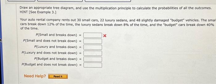 Solved Draw an appropriate tree diagram, and use the | Chegg.com