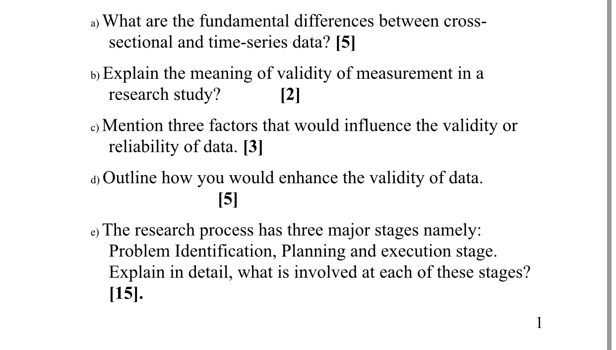 Solved a) ﻿What are the fundamental differences between | Chegg.com