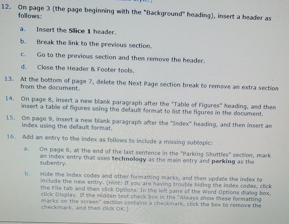 12. On page 3 (the page beginning with the | Chegg.com