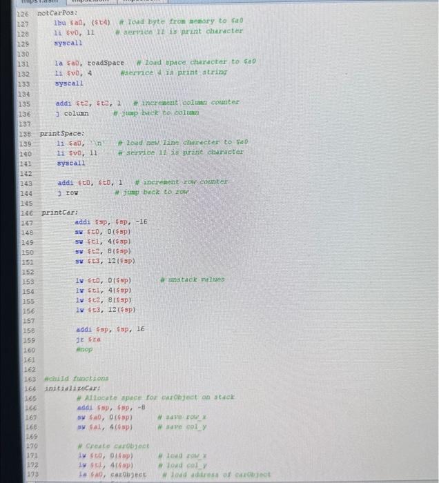 can anyone fix my MIPS code please. im using mars | Chegg.com