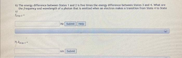 Solved In the energy level diagram shown below, the energy | Chegg.com