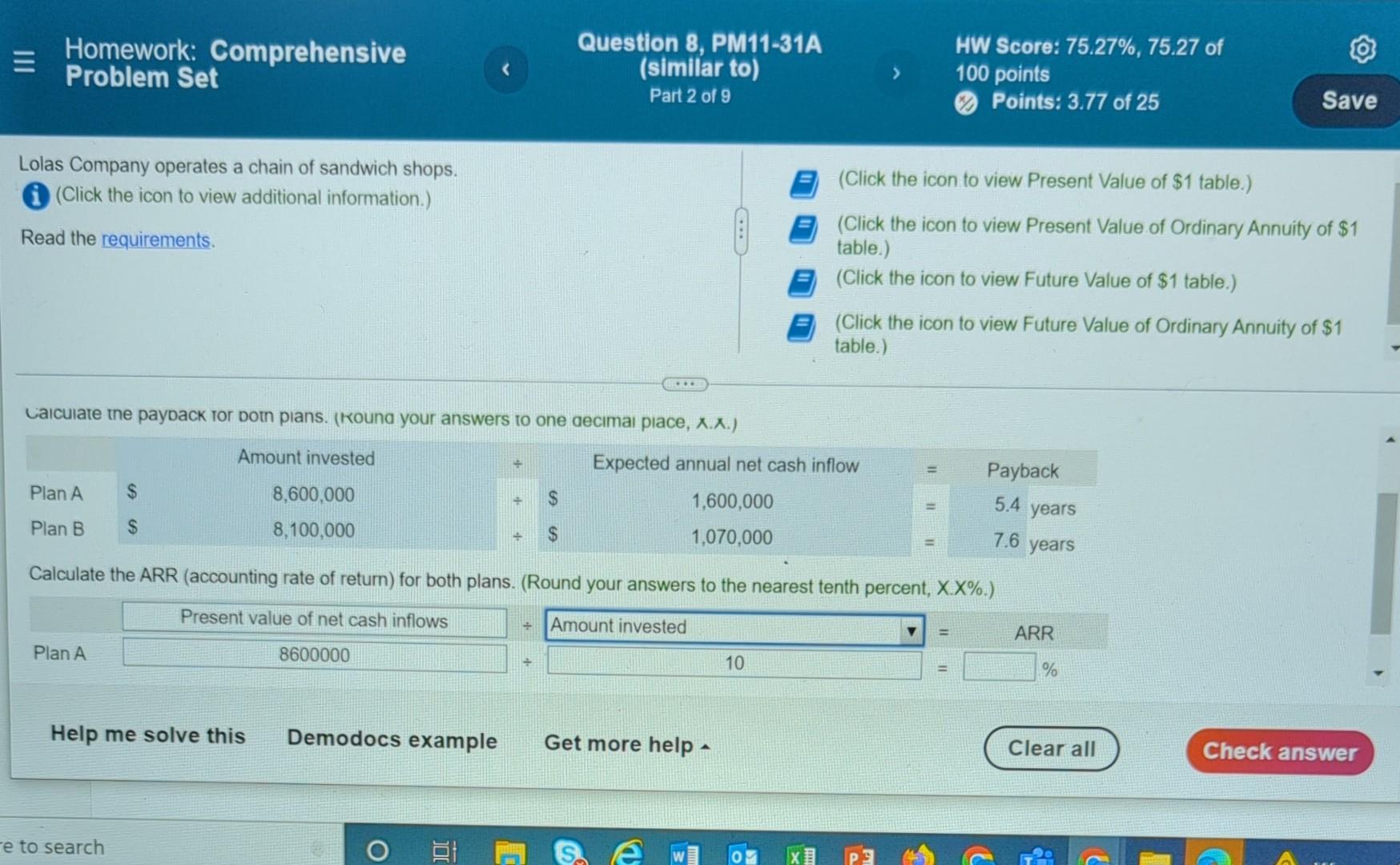 Solved Homework: Comprehensive Problem Set Question 8, | Chegg.com