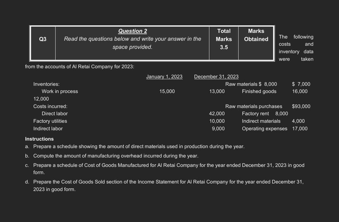Solved \begin{tabular}{|l|c|c|c||} \hline Q1 & Question 1 | Chegg.com
