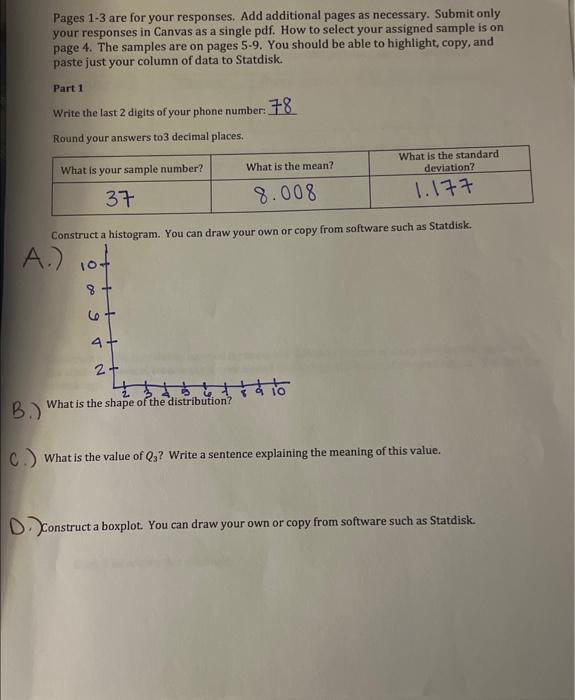 Solved Pages 1-3 are for your responses. Add additional | Chegg.com
