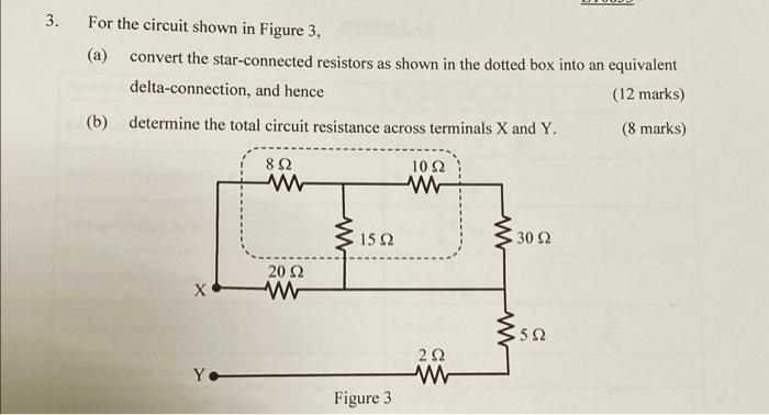 Solved 3. For the circuit shown in Figure 3, (a) convert the | Chegg.com