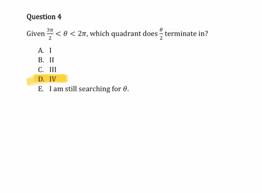 Solved Given , ﻿Question 4Given 3π2