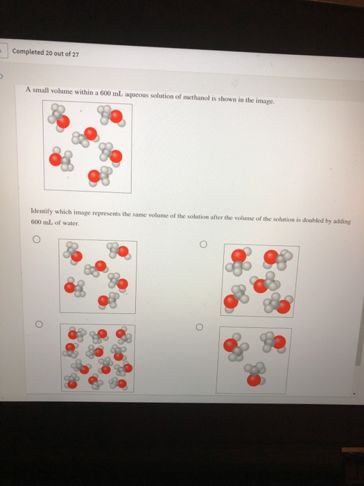 Solved - Completed 20 out of 27 A small volume within a 600 | Chegg.com