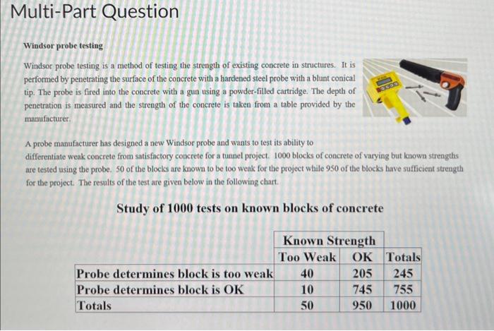 Solved Windsor probe testing Windsor probe testing is a | Chegg.com
