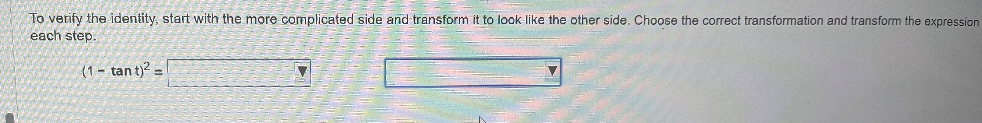 Solved To verify the identity, start with the more | Chegg.com