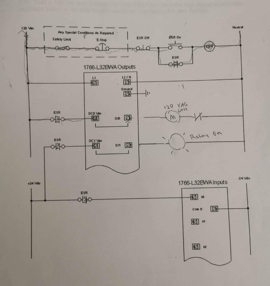 Solved In the Emergency Stop Circuit above the key component | Chegg.com