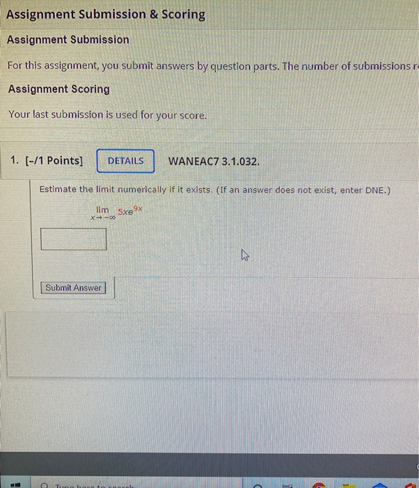 Solved Assignment Submission & Scoring Assignment Submission | Chegg.com