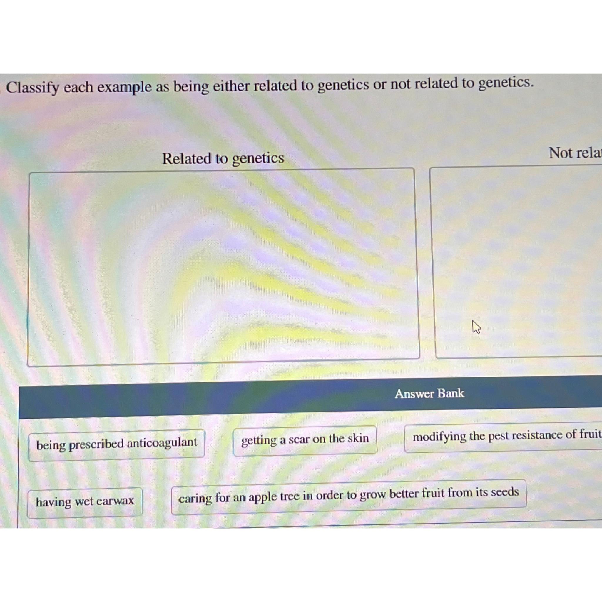 Solved Classify each example as being either related to | Chegg.com