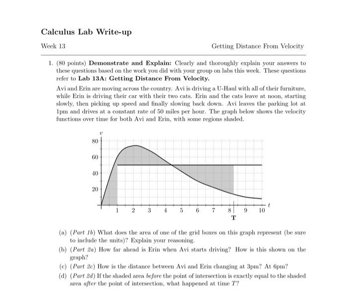 Solved 1. (80 points) Demonstrate and Explain: Clearly and | Chegg.com