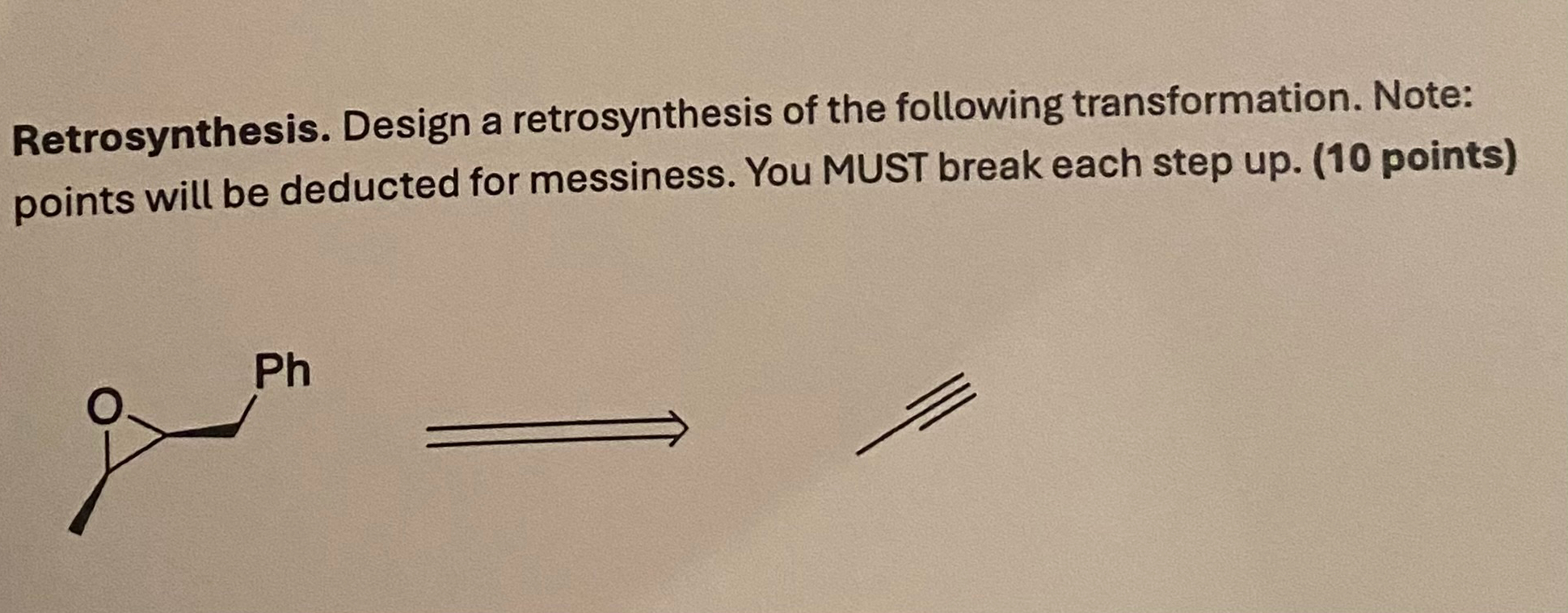 Solved Retrosynthesis. Design a retrosynthesis of the | Chegg.com