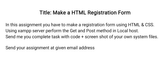 Solved Hi there guys please make a registration form using | Chegg.com