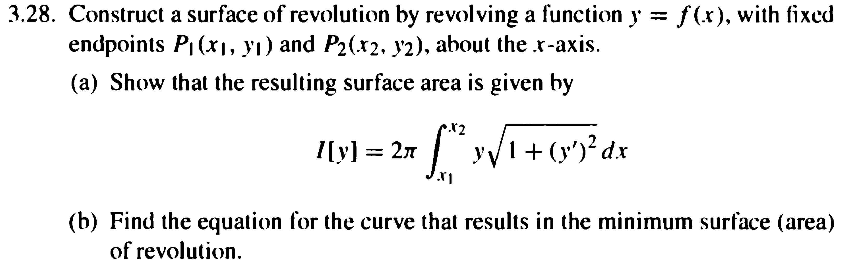 Solved Construct a surface of revolution by revolving a | Chegg.com