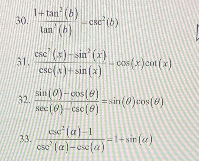 Solved I need help with 30. and 33. please!aif you could | Chegg.com
