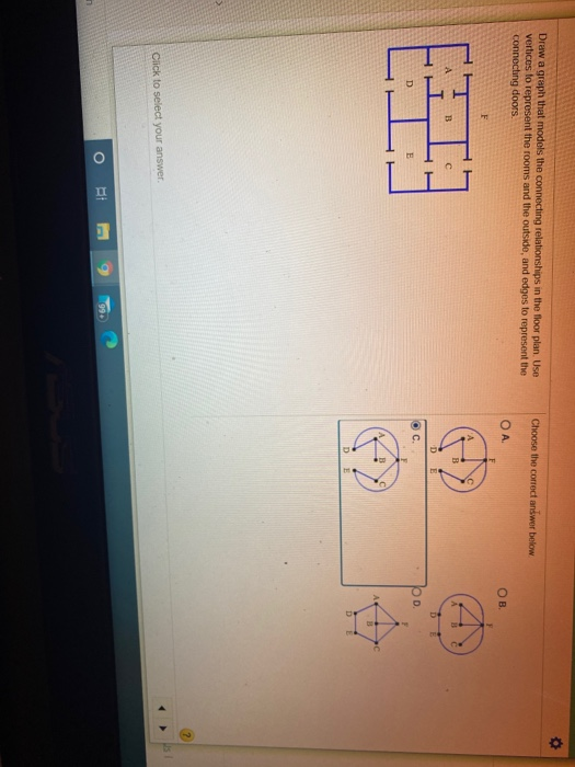 Solved Draw a graph that models the connecting relationships | Chegg.com