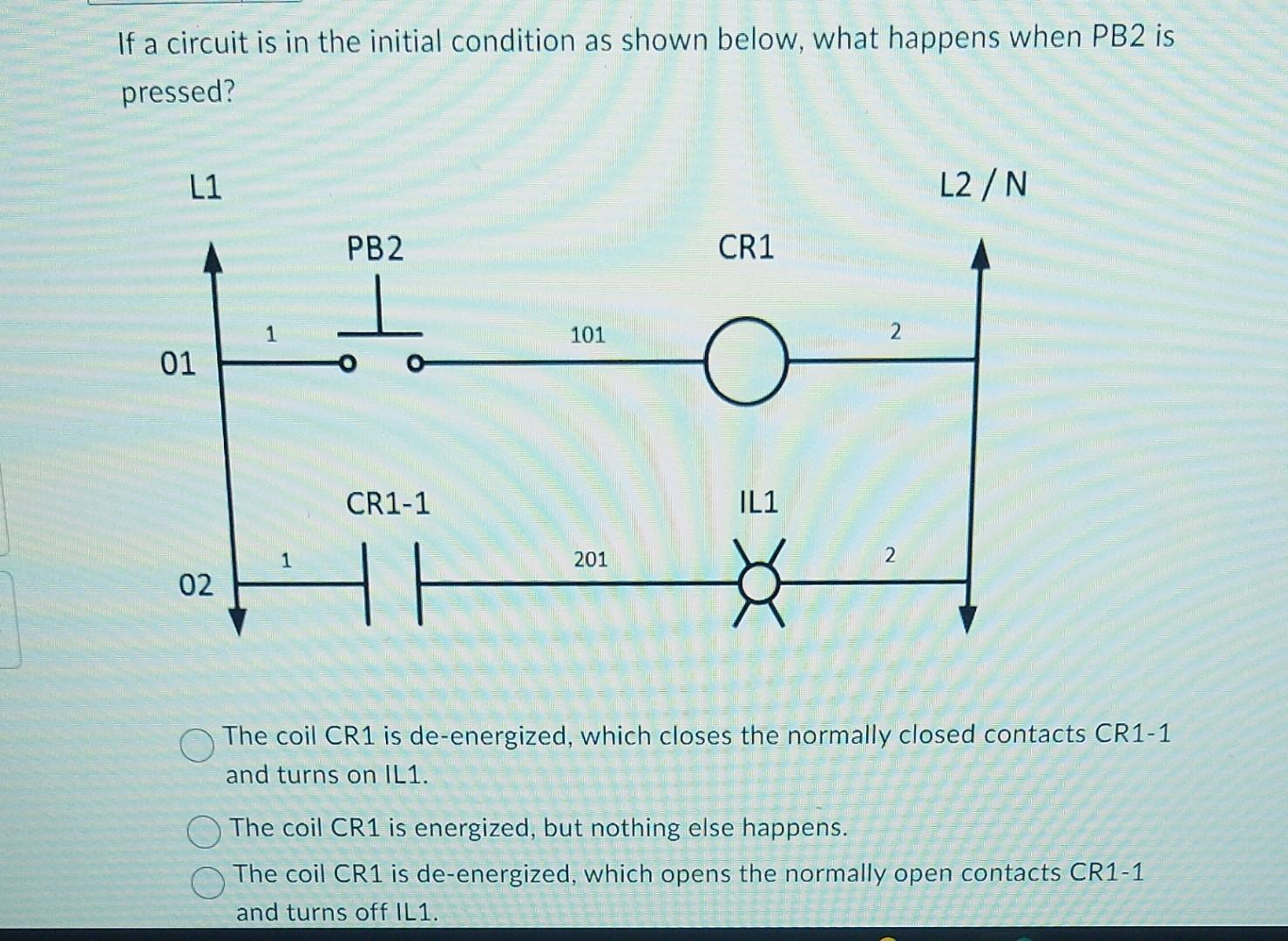 Solved If a circuit is in the initial condition as shown | Chegg.com
