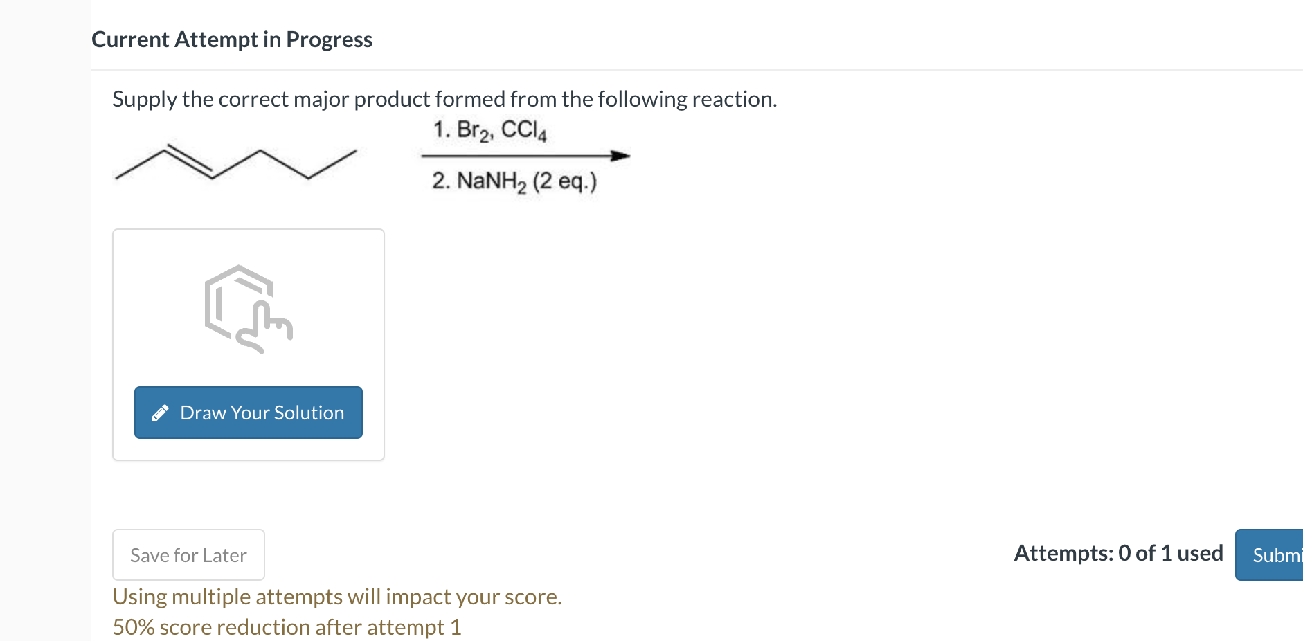 Current Attempt in ﻿ProgressSupply the correct major | Chegg.com
