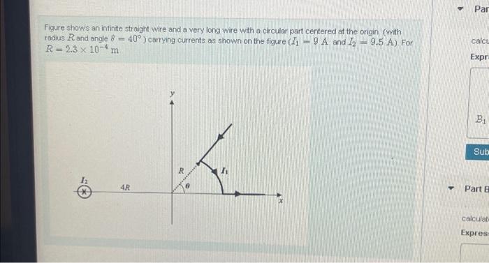 Solved Figure shows an intinite straight wire and a very | Chegg.com