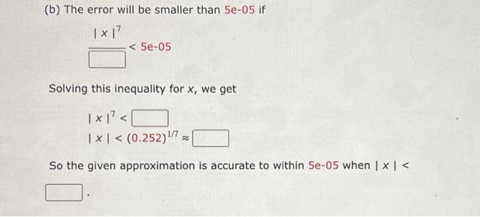 Solved EXAMPLE 2 (a) What is the maximum error possible in | Chegg.com