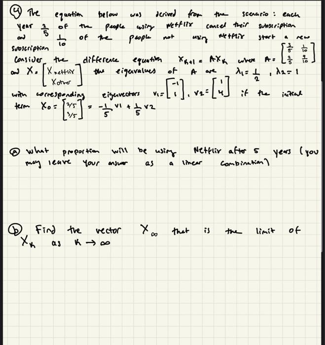 Solved (4) The equation below was derived from the scenario: | Chegg.com