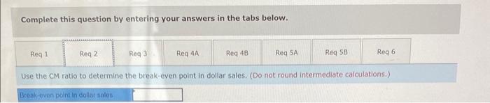 Solved Problem 5-23 (Algo) CVP Applications; Contribution | Chegg.com
